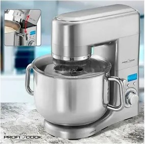 ProfiCook KM 1096 šedá / kuchyňský robot / 1500W / regulace rychlosti