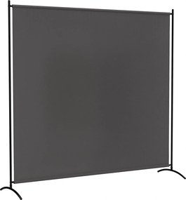 Outsunny zástěna pro soukromí 180 x 50 x 180 cm – ochrana UPF 30+, voděodpudivý panel, stabilní podstavec – tmavě šedá | Aosom