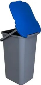 Belli e Forti PREMI šedá, modré víko / Koš na tříděný odpad / 24 l / p