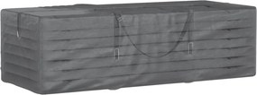 Úložný vak na zahradní podušky černý 135x40x55 cm polyethylen 319345