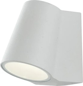 FAN LED-SINTESI-AP BCO Venkovní nástěnné svítidlo LED SINTESI bílá hliník 6 W 400 lm 4000 K IP44 13x7,6x12 cm - FANEUROPE