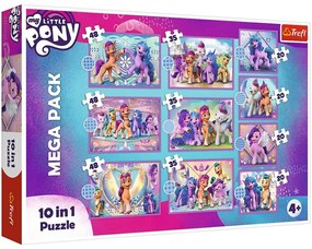 90389 Dětské puzzle - My little pony - 10v1