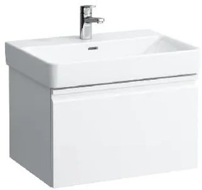 Laufen Pro S - Umyvadlová skříňka, 615x450x390 mm, 1 zásuvka, lesklá bílá H4834220964751