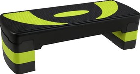 HOMCOM Aerobní Stepper Nastavitelná Výška se 3 Úrovněmi (10/15/20 cm) Fitness Domácí Trenér pro Vnitřní a Venkovní Použití Kapacita až 150 kg Zelený |