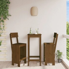 vidaXL Barové stoličky 2 ks 40 x 48,5 x 115,5 cm masivní borové dřevo [825364] Barva: Medově hnědá borovice