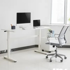 Ergo Office ER-401W bílá / Stůl / Ruční nastavení výšky