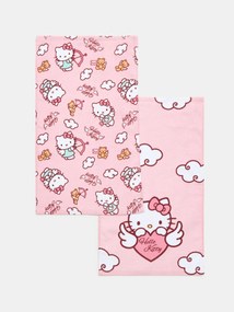 Sinsay - Ručníky Hello Kitty 2 kusy - vícebarevná