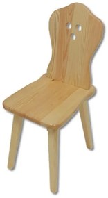 Dřevěná jídelní židle KT110, borovice (Barva dřeva: Olše)