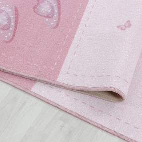 Ayyildiz, Dětský kusový koberec Play 2905 pink, 140x200, růžová, dětský pokoj