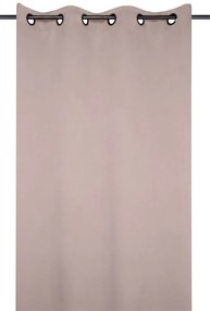 Dekorační závěs "BLACKOUT" zatemňující s kroužky NOTTINO (cena za 1 kus) 135x250 cm, světle růžová, France