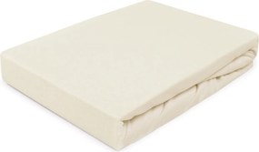 JERSEY PROSTĚRADLO PREMIUM 120X200 CM PŘÍRODNÍ