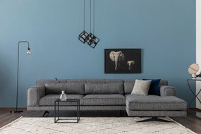 Atelier del Sofa Rohová sedací souprava Jivago Corner Right (L2-Chl) - Grey, Šedá