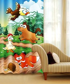 Závěs Dimex Forest Animlas CU-140-030 | 140 x 245 cm