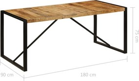 vidaXL Jídelní stůl masivní recyklované dřevo 180 cm [243997] Barva: Vícebarevný