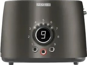 SENCOR STS 6058BK černá / Topinkovač / 1000 W / 2 sloty