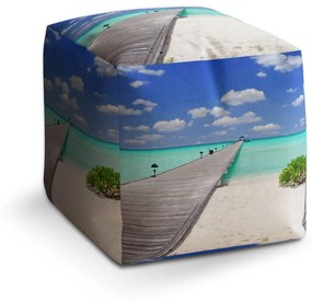 Sablio Taburet Cube Molo na pláži: 40x40x40 cm