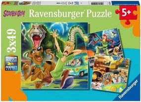 Puzzle ravensburger 052424 scooby doo 3x49 dílků
