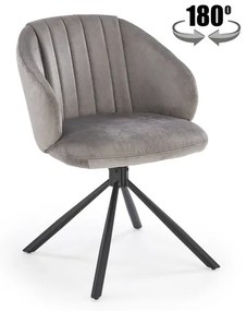 Halmar jídelní židle K533 barevné provedení šedá