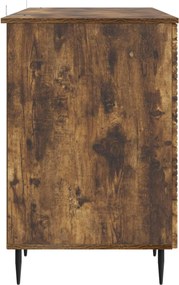 Stůl Kouřový dub 142,5 x 50 x 75 cm Kompozitní dřevo 3414608