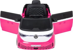 Elektrické autíčko Volkswagen ID BUZZ růžové