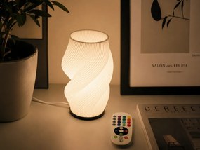 Verk Group Stolní lampy s vázou na květiny, dekorativní 2 v 1, led rgb, s dálkovým ovládáním