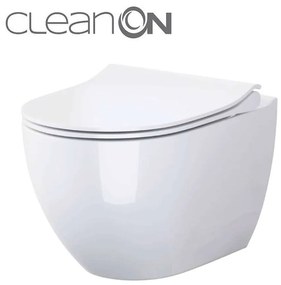 Cersanit Zen - Závěsné WC se sedátkem SoftClose, CleanOn, bílá S701-428