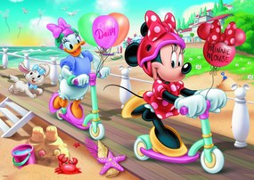 Trefl Puzzle Minnie na pláži/Disney Minnie 200 dílků 48x34cm v krabici 33x23x4cm