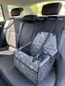 SIXTOL CAR BASKET JERRY / Košík na psa do auta / 43 x 35 x 25 cm