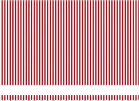 Stahovací markýza Červená a Bílá 500 x 300 x 165 cm 3331261