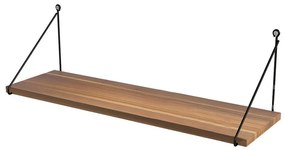 Police v dekoru ořechu v přírodní barvě 72 cm Armoni – Kalune Design