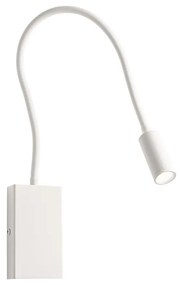 Redo Redo 01-2754 - LED Flexibilní lampička WALLIE LED/3W/230V USB CRI 90 bílá UN1335