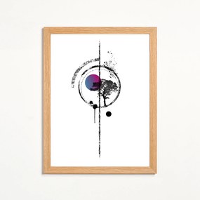 Jakub Hýnar | Zen sen Rám: Bílý, Velikost: 40 x 30 cm