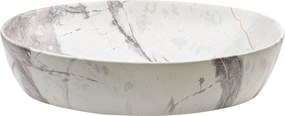 Invena Kafe, umyvadlo na desku 620x420x140 mm, imitace kamene-béžová matná, INV-CE-62-721-C