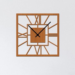dřevo života Nástěnné hodiny SQUARE Barevný vzor: Horský dub, Velikost hodin: 50x50