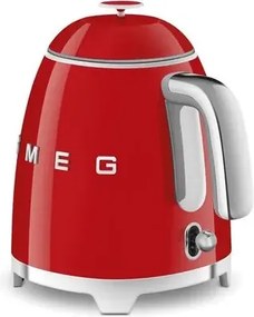 SMEG 50's Retro Style červená / Rychlovarná konvice mini / 0.8L / 1400