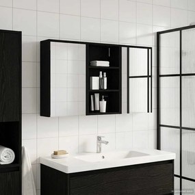 Sada koupelnových skříněk 3 ks 126 x 16 x 62,5 cm 3403825