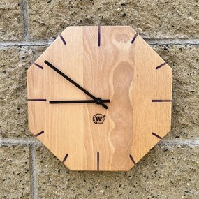 Woodlaf Dřevěné nástěnné hodiny Sancho