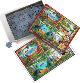 COBBLE HILL Puzzle Země chatařů XL / 275 dílků / od 9 let