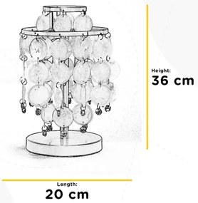 ONLI - Stolní lampa RUBEN 2xE14/6W/230V
