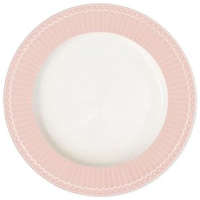 Green Gate keramický jídelní talíř Alice Pale Pink 26,5 cm