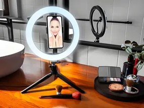 Tracer RING 26 cm / Kruhové LED světlo / 120 LED / USB / stativ 9 cm /