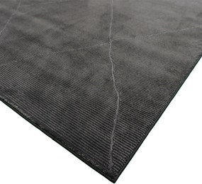 BE Koberec Zurich 1903 DARK GREY - šedý obdélníkový Rozměr: 140x190 cm