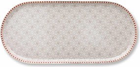 Pip Studio Spring to Life Tácek 25x12cm bíly