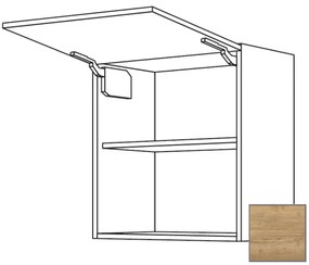 Kuchyňská skříňka horní Naturel Sente24 výklopná 60x72x35 cm dub sierra 405.WM601