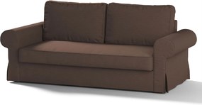 Potah na pohovku IKEA Backabro, 3-místná, rozkládací barva hnědá látka pletený vzor