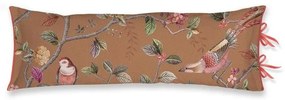 Pip Studio polštář Good Nightingale Long Cushion žlutá 30x90 s výplní (Dekorační polštářek v perkálovém povlaku)