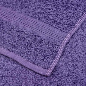 Ručníky pro hosty FROGN 4 ks fialové 30x50 cm 360 g/m² 136876