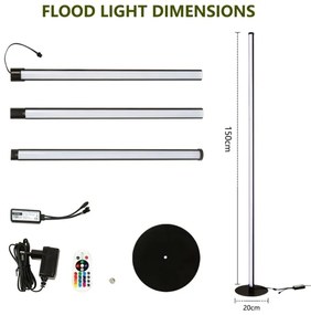 Immax NEO 07776L - LED RGB Stmívatelná lampa AMBIENTE LED/12W/230V Wi-Fi Tuya+DO