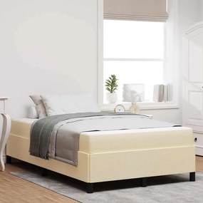 Postel s boxspringem Krémová 120 x 190 cm textil 3398848