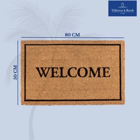 Villeroy & Boch, Rohožka Villeroy & Boch 106116 Cocos – na ven i na doma, 80x50, hnědá, chodba / předsíň